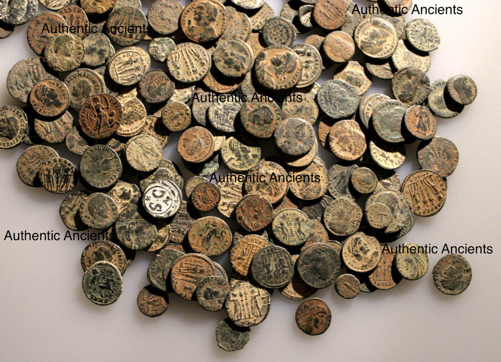 Display Grade Uncleaned Ancient Roman Coins – Authentic Ancients